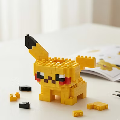 Pikachu Sitting Mini Brick Figure Set – Little Breaks